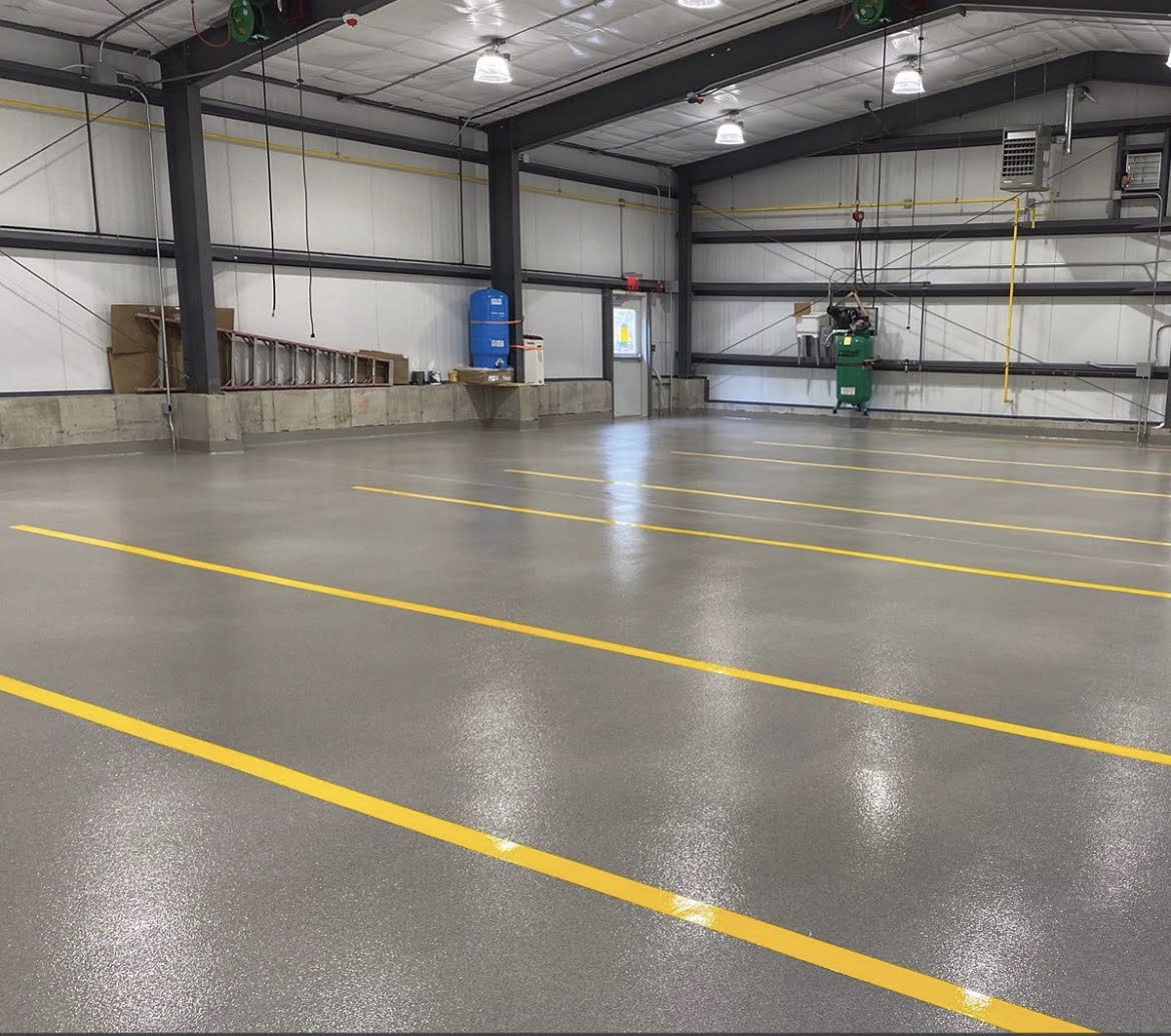 Epoxy coating and polished concrete floors in Los Angeles CA